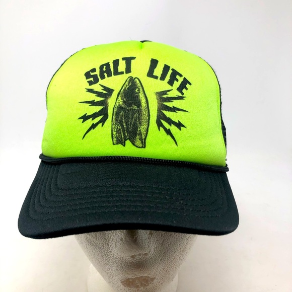 Salt Life | Accessories | Salt Life Neon Trucker Cap | Poshmark